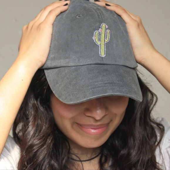 seasoncaps | Accessories | Cactus Embroidered Baseball Cap | Poshmark